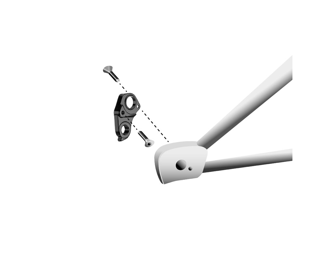 GH-261 Derailleur Hanger for Giant Reign (Marwi UNION bike rear gear ...