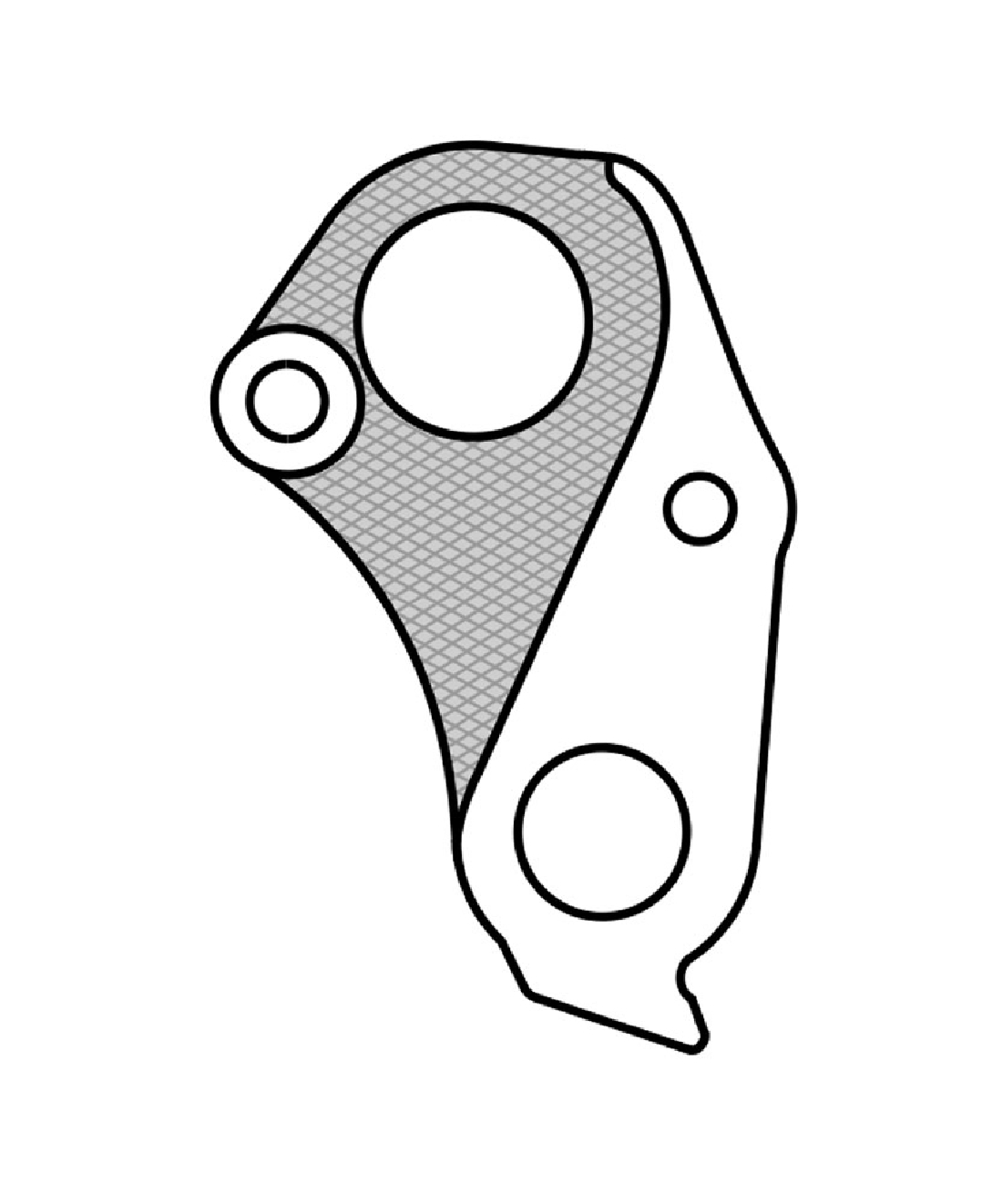 GH-261 Derailleur Hanger for Giant Reign (Marwi UNION bike rear gear ...